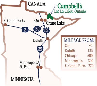 Maps/Directions | Campbell's Cabins